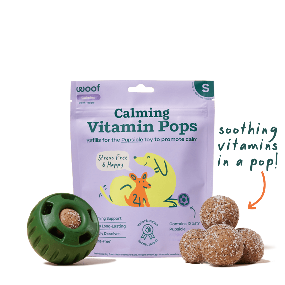 Calming Vitamin Pops – Woof Pet Canada
